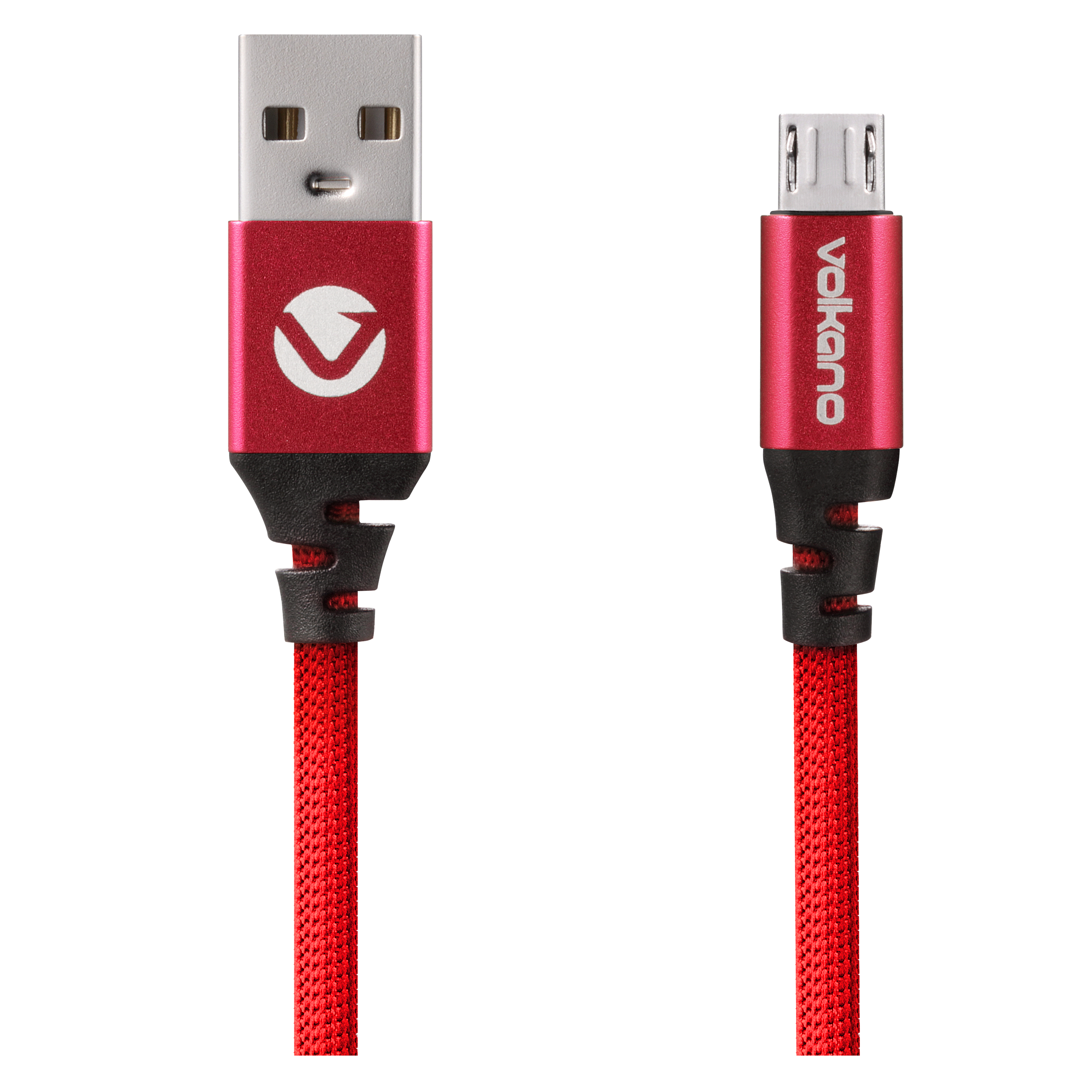 Volkano Designer Series Micro USB Cable - Red - Volkano